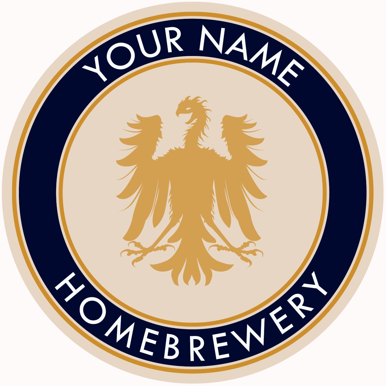 Blue German Eagle Logo